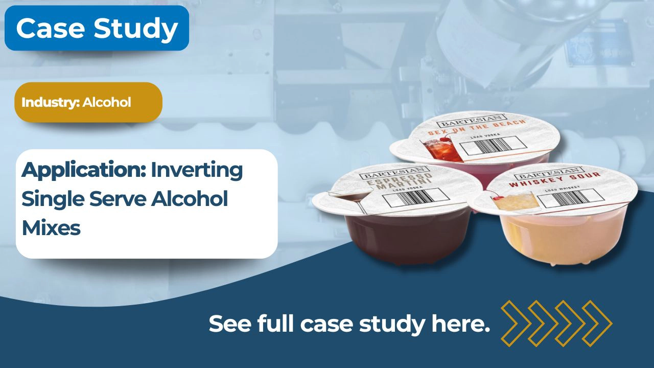 Inverting Single Serve Alcohol Mixes | Morrison Container Handling ...