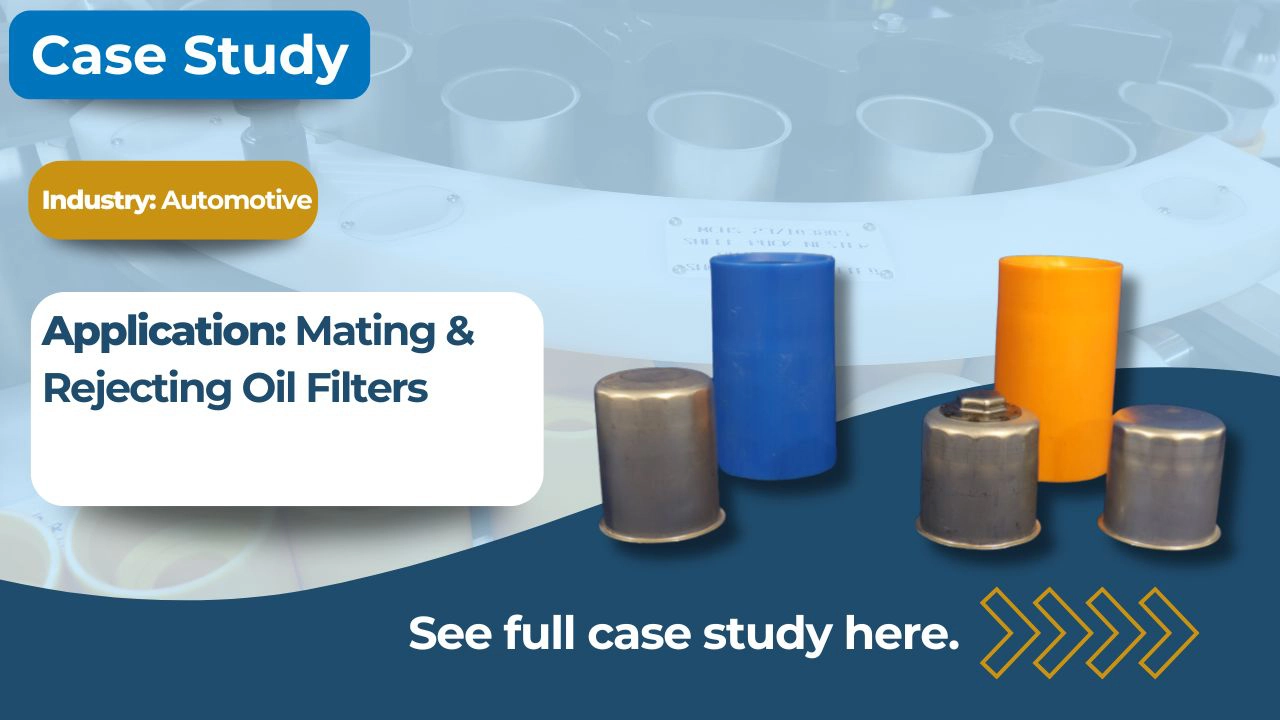 Mating and Rejecting Oil Filters | Morrison CHS Case Study