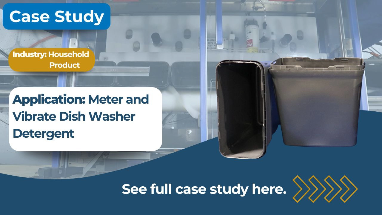 Meter and Vibrate Dish Washer Detergent | Morrison CHS Case Study