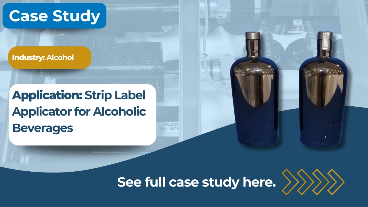 Strip Label Applicator for Alcoholic Beverages | Morrison CHS Case Study