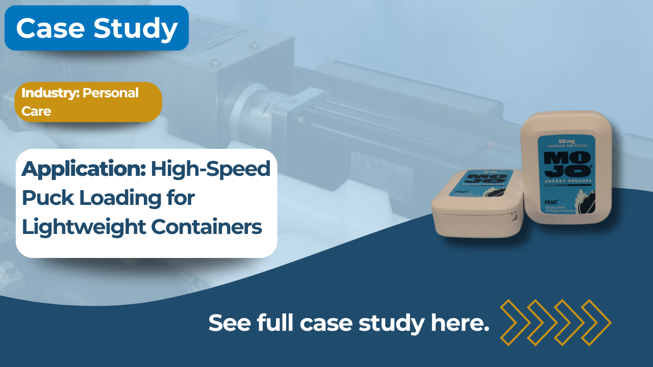 High-Speed Puck Loading for Lightweight Containers | Morrison CHS Case ...